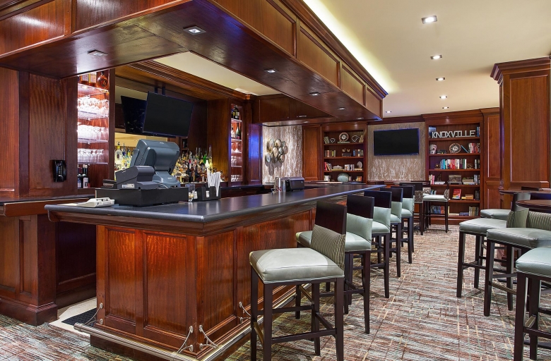 Library Lounge at the Crowne Plaza | Downtown Knoxville